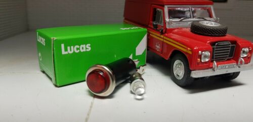 Red LED Dashboard Warning Light 12v 12 Volt 2 Watt BA7s LED Bulb Chrome ...